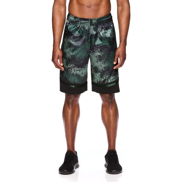 AND1 Men's and Big Men's Active Core 11" Home Court Basketball Shorts ...