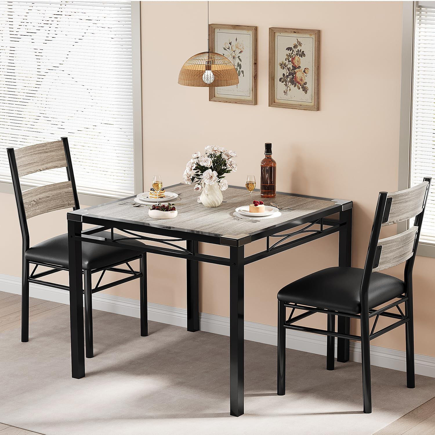 Click here for Beesclover Dining Table Set For 2  Kitchen Table W... prices