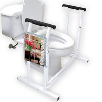 Essential Medical Supply Height Adjustable Free Standing Toilet Safety ...
