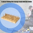7829 Fly Tying Spool Stand Station Fishing Line Spool Stand Feature ...