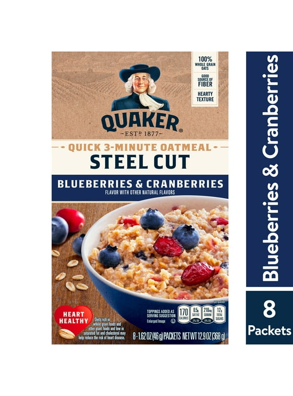 Quaker Steel Cut Oatmeal in Oatmeal - Walmart.com