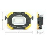 Hyper Tough 5000 Lumen Rechargeable LED Work Light,Yellow Black,Model ...