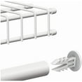 Closetmaid 2081000 Superslide Hang Rod End Cap - White - Walmart.com
