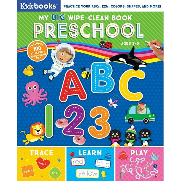 Preschool (My Big Wipe-Clean Book) - Walmart.com