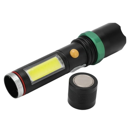 Flashlights, Middle Switch Rotational Zoom Flashlight Rechargeable 4 ...