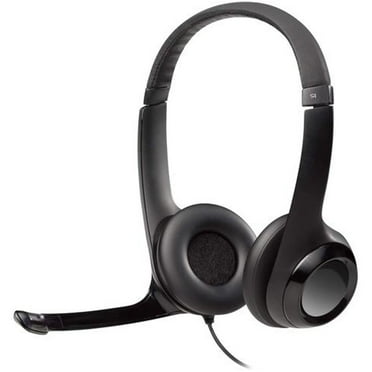 Logitech H650e USB Single-Ear Corded Headset, 981-000513 - Walmart.com
