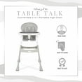 Dream On Me Portable 2-In-1 Table Talk High Chair, Gray - Walmart.com
