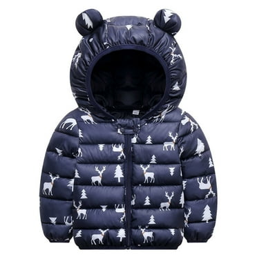 Gyratedream 2-6T Toddler Kids Little Boy Girl Winter Down Coat Fleece Lined Hooded Jacket ...