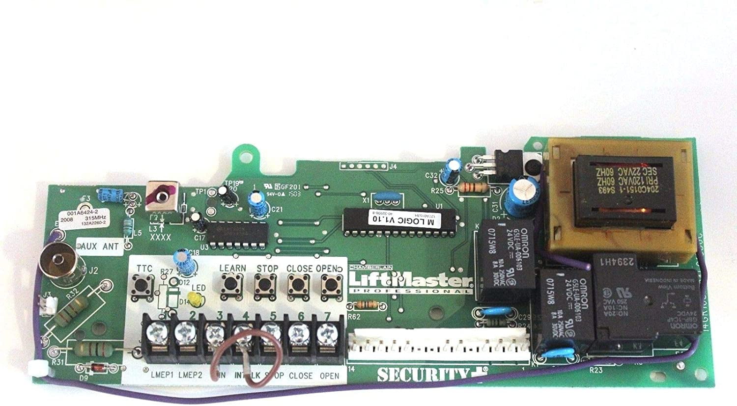 LiftMaster Medium Duty Commercial Opener Logic Board with Receiver ...