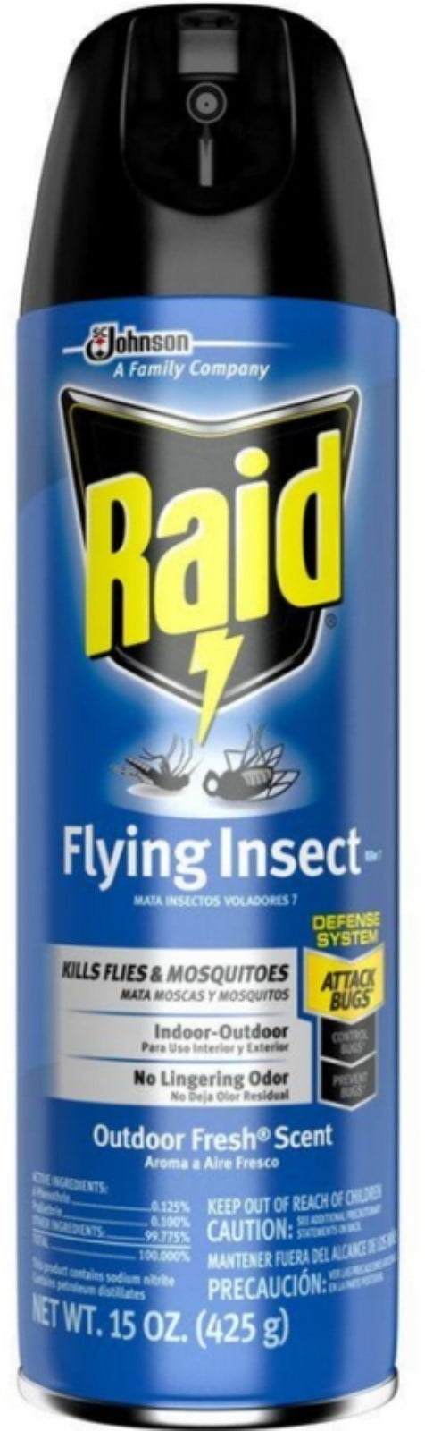 2 Pack - Raid Flying Insect Killer Spray 15 oz - Walmart.com