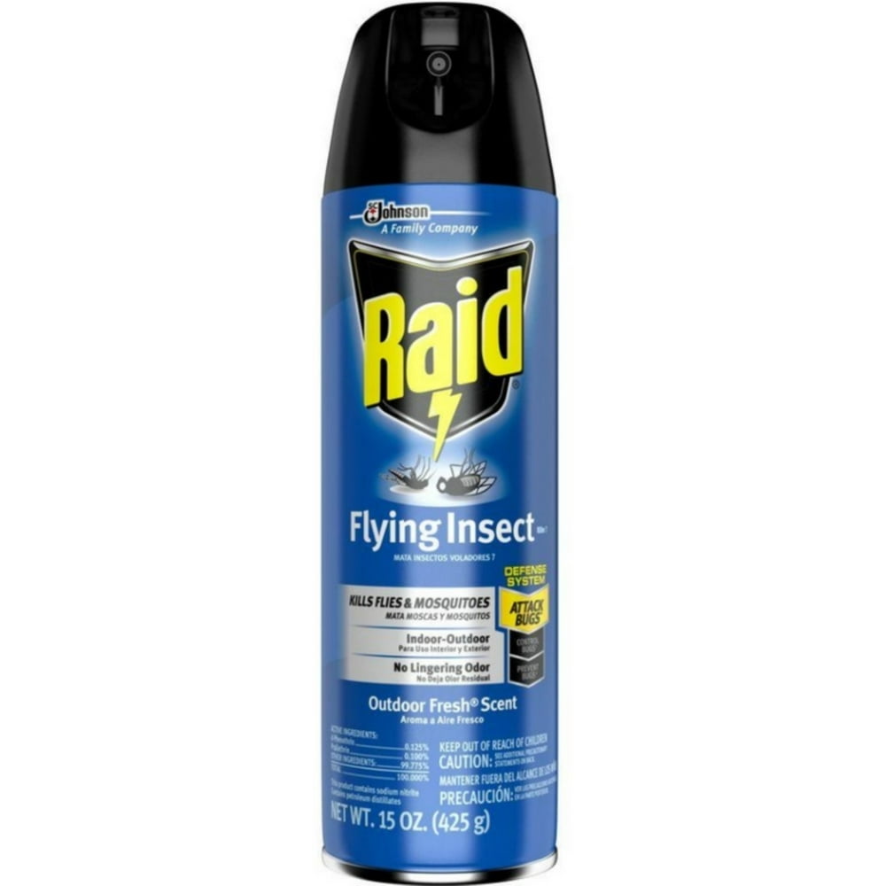2 Pack - Raid Flying Insect Killer Spray 15 oz - Walmart.com - Walmart.com