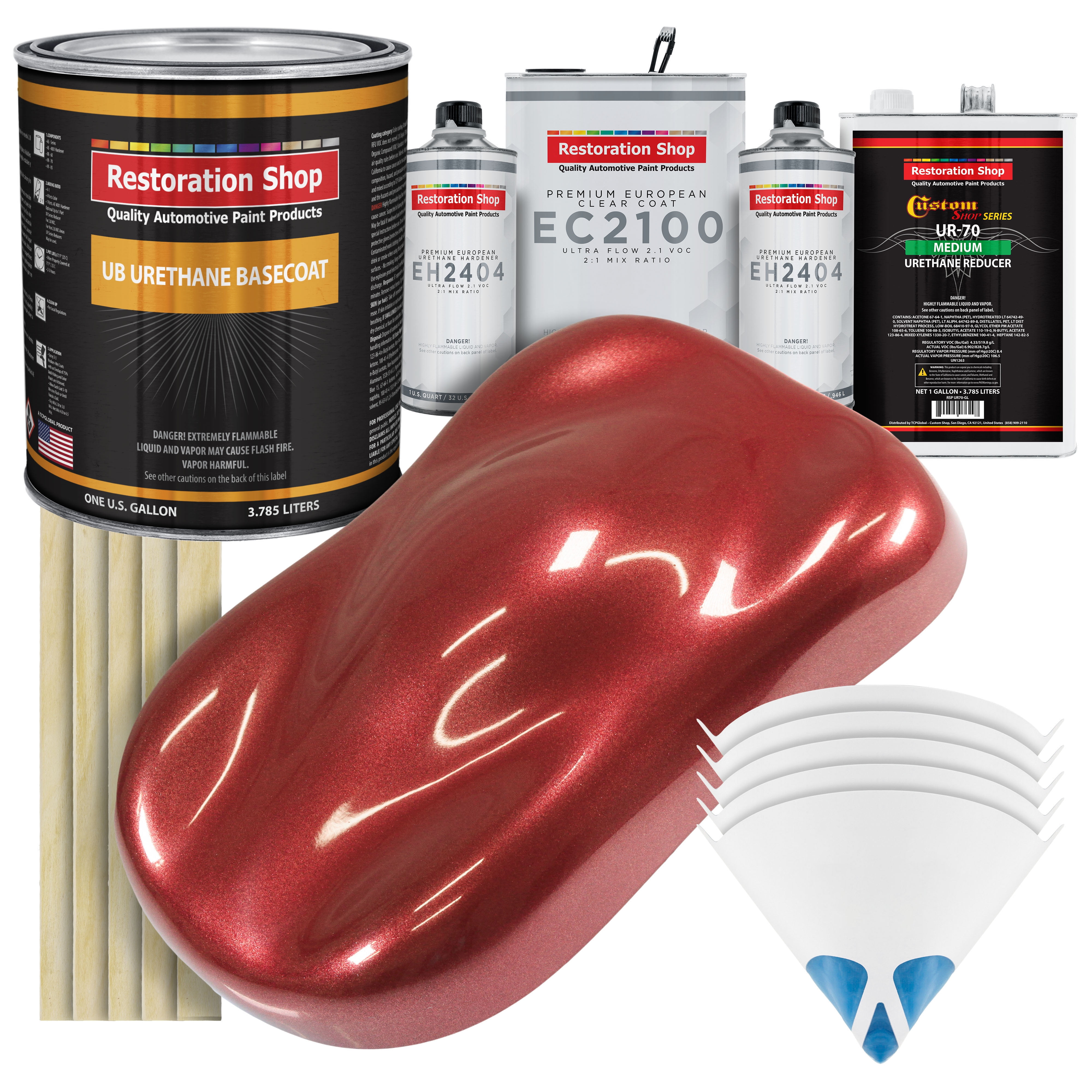 Restoration Shop - Firemist Red Urethane Basecoat with European ...