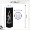 20 oz Stainless Steel Insulated Tumbler - Whimsical Blue Rabbit Design ...