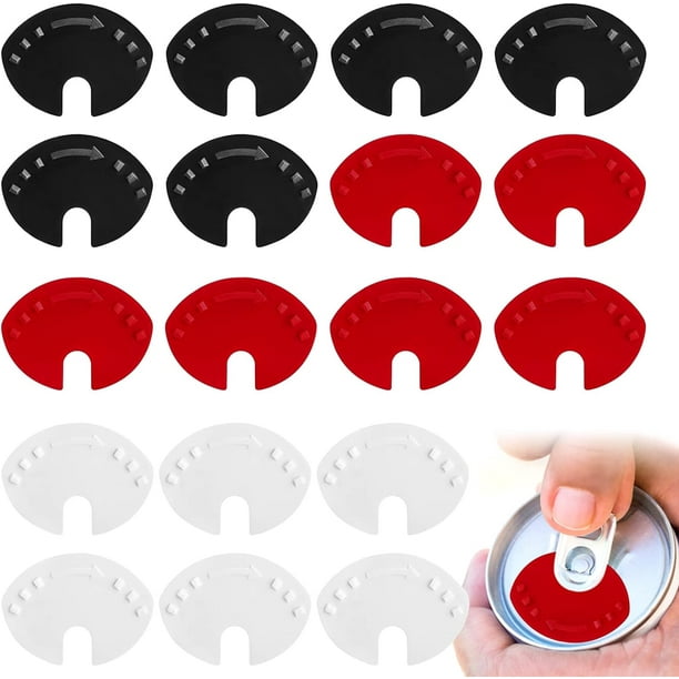 Beverage Can Lid, 18 Pieces Beverage Cap Soda Cans Covers Reusable Dust ...