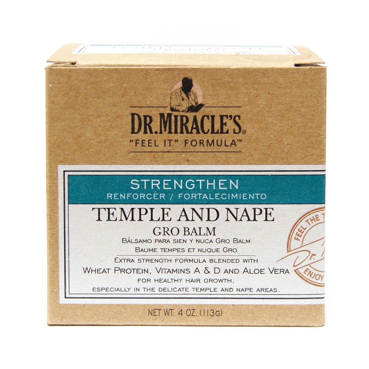 Dr.Miracles Strengthen Temple Nape Gro Balm, 4 Oz. - Walmart.com