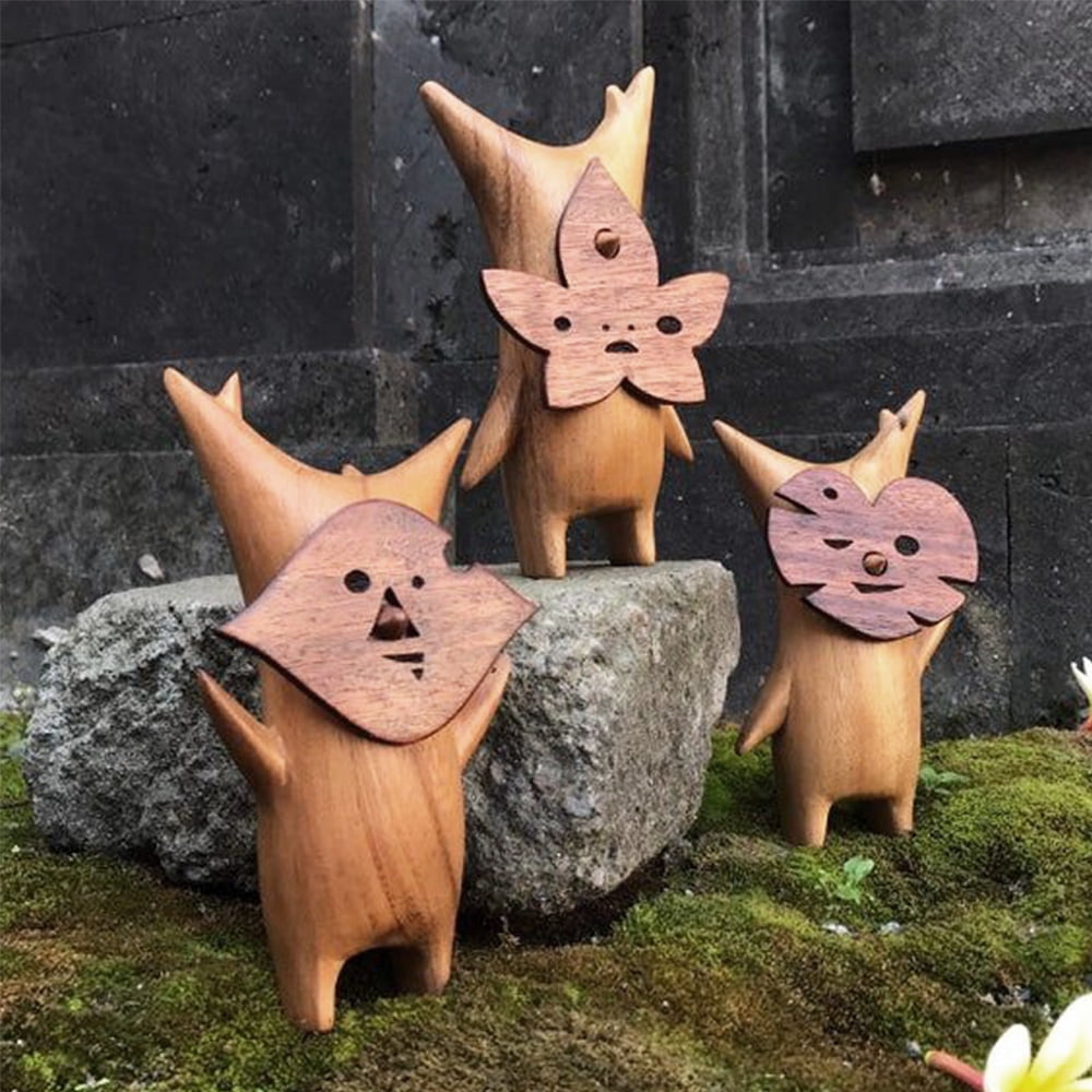 Breath of the Wild Wooden Korogu 7,8 Inch Korok Figurine Aldo // Wooden ...
