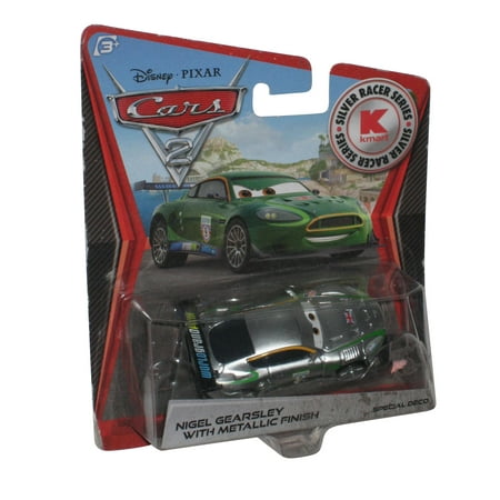 Disney Pixar Cars 2 Nigel Gearsley With Metallic Finish Silver Toy Car ...