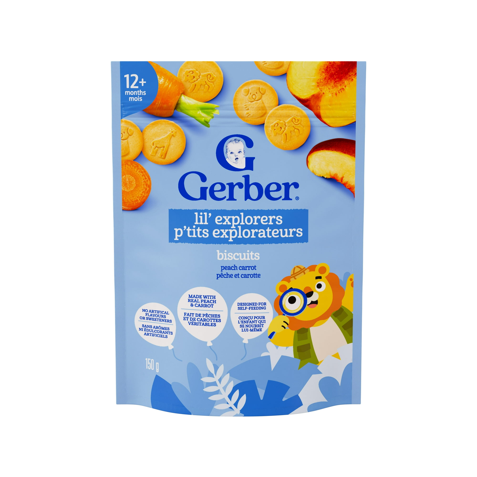 Click here for Gerber Lil Explorers Peach Carrot Biscuits  12 Mon... prices