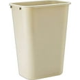 Rubbermaid 10.25gal Beige Trash Can, Space-Efficient Garbage Bin, Soft ...