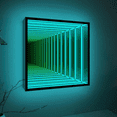 Square Infinity Wall Mirror by Interior Moderna - Walmart.com