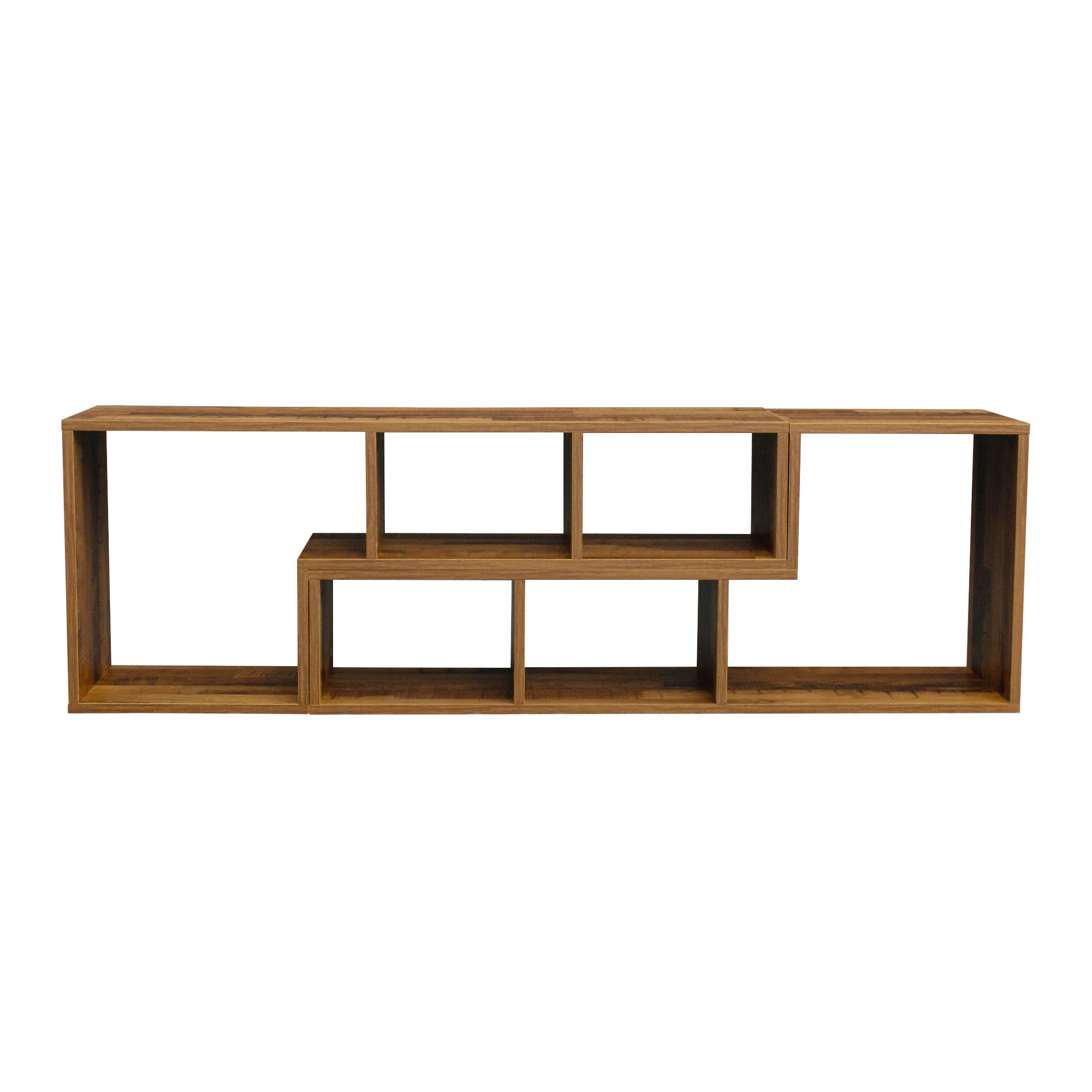 Double L-Shaped TV Stand Entertainment Center,Display Shelf - Walmart.com
