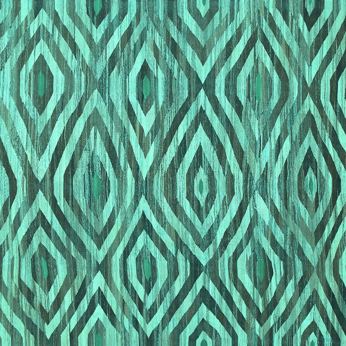 Ahgly Company Indoor Square Southwestern Turquoise Blue Country Area ...