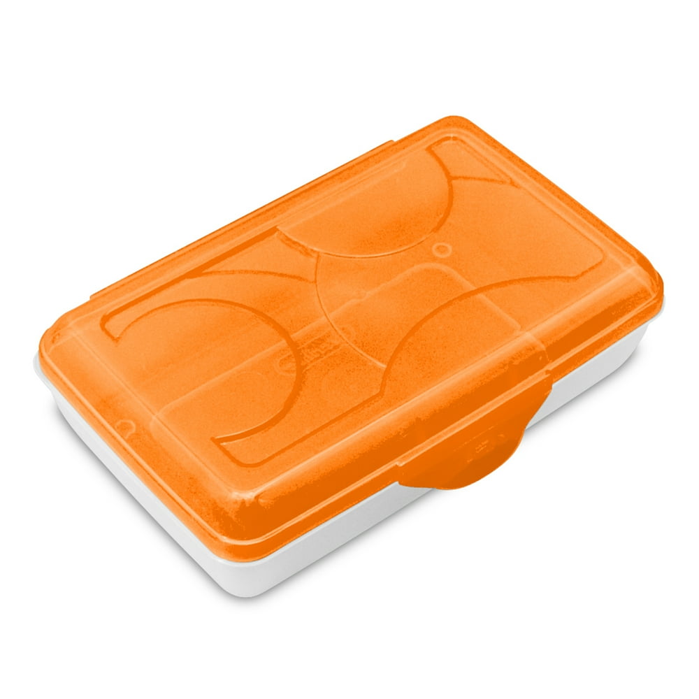 Neon Pencil Box, Neon Orange - Walmart.com - Walmart.com