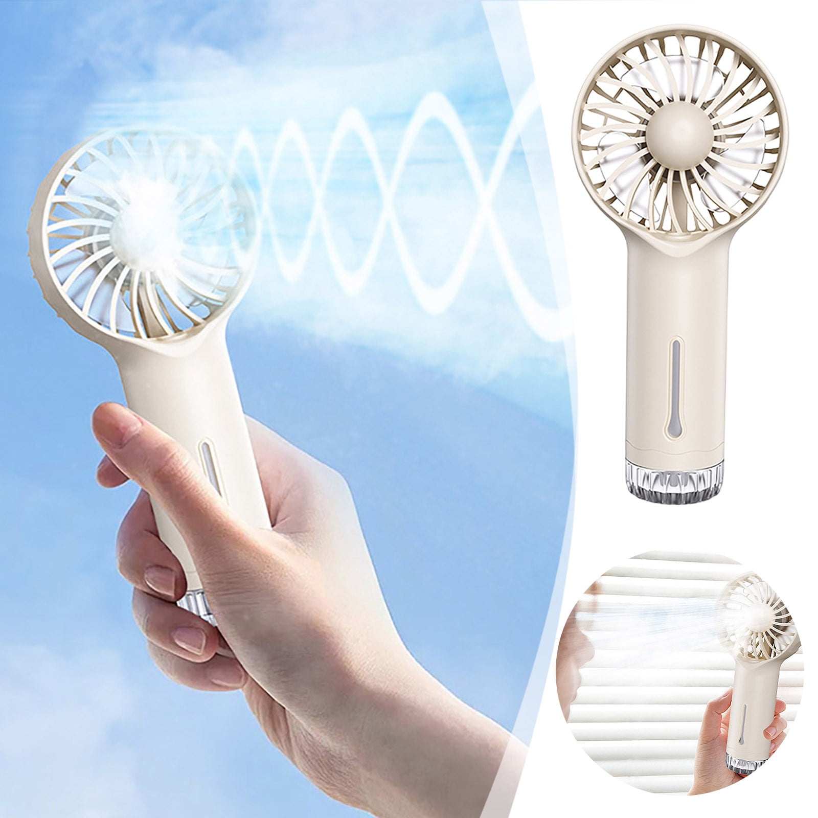 Click here for Chenjiaaa Handheld Fan Water Spray Cooler 3 Speed... prices