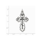 Sterling Silver Antiqued Eastern Orthodox Cross Charm - Walmart.com