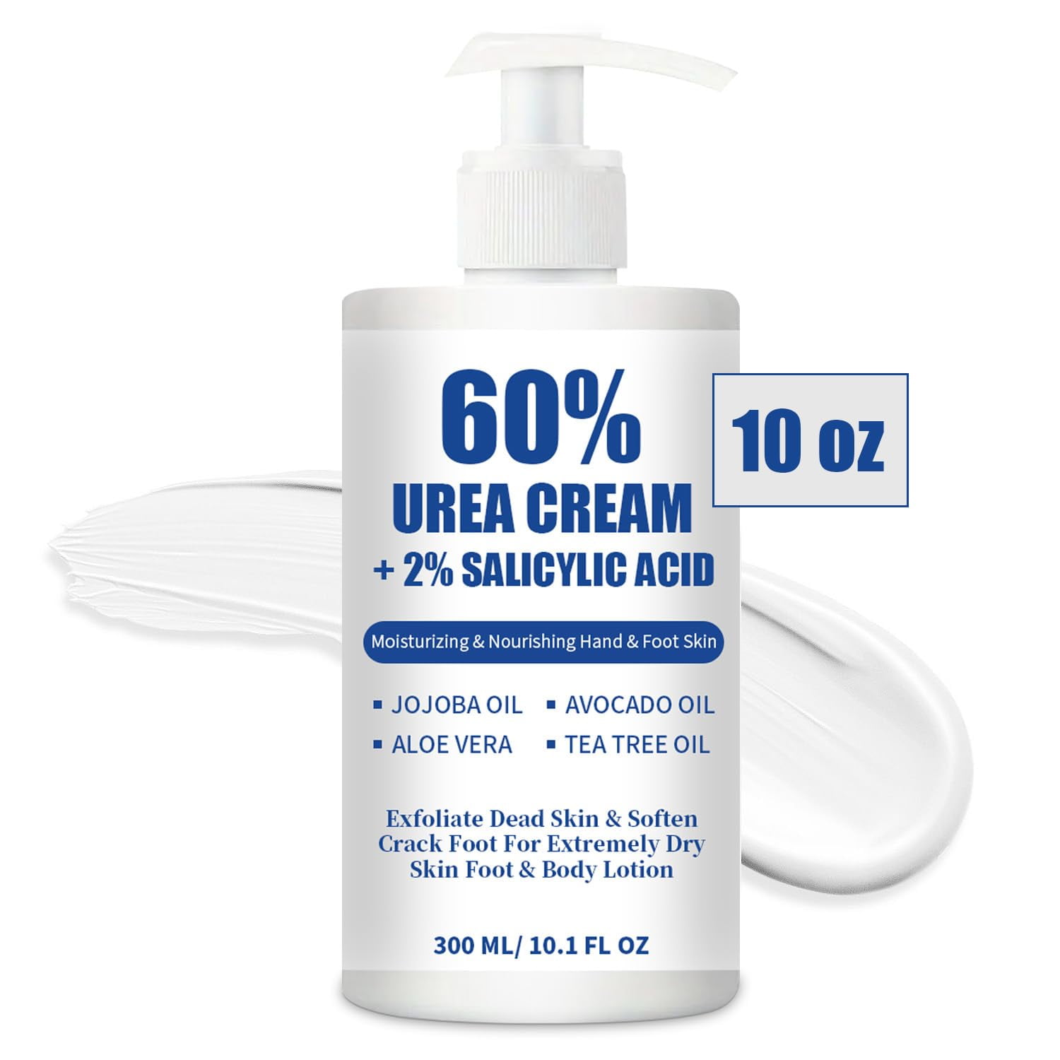 Crema de urea con 60% + 2% de ácido salicílico para pies, 300 ml de máxima potencia | Bodega ...