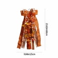 Beforeyayn Thanksgiving Ribbon Bow for Wreath, Large Orange Decorative ...