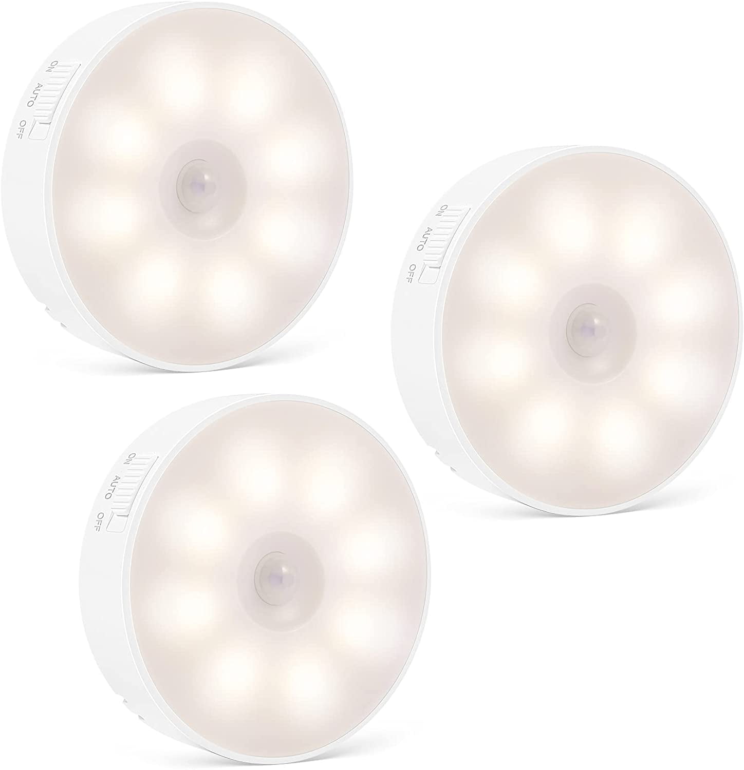 Luces LED inalámbricas recargables Ormromra 3 modos de iluminación ...