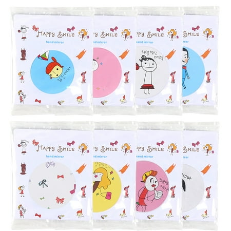 Cartoon Mini Portable Mirror Compact Mirror Cartoon Mini Round Portable ...