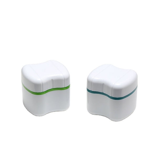6 PCS Denture Case,Denture Brush Retainer Case,Denture Cups Bath ...