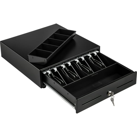 Cash Register Drawer Cash Tray Insert Tray, Money Storage Case with 5 ...