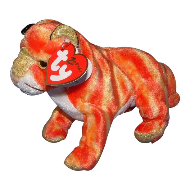 Ty Beanie Baby: Tiger - Chinese Zodiac | Stuffed Animal | MWMT ...