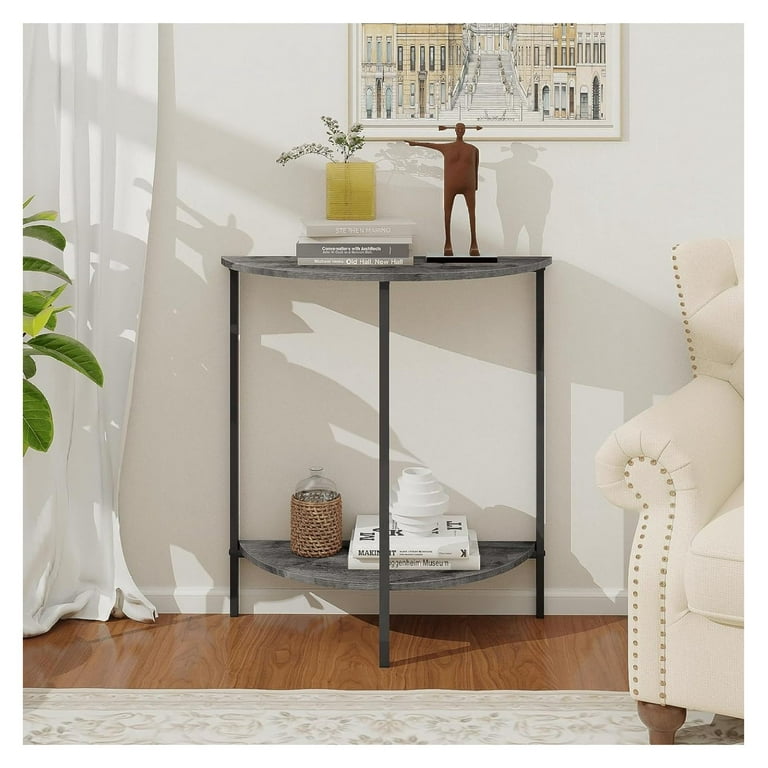 Small Half Moon Entry Table