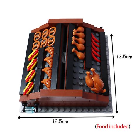 Food City Blocks Moc Bakery Shop Store Classic Building Bricks Market ...