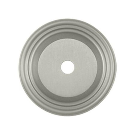 Deltana BPRC150U15 1.5 in. Diameter Base Plate for Knobs- Satin Nickel ...
