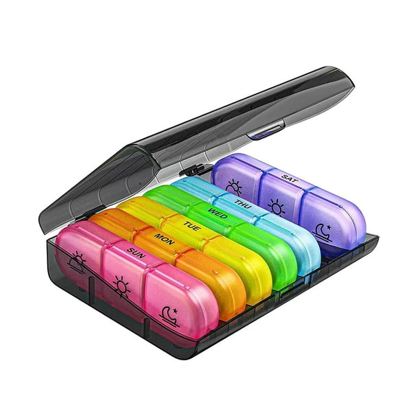 Daily Tablet Boxes Am Tablet Dispenser Travels Tablet Case for Fish ...