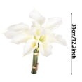 12Pcs Realistic Calla Lily Floral Arrangement Artificial Flower Bouquet ...