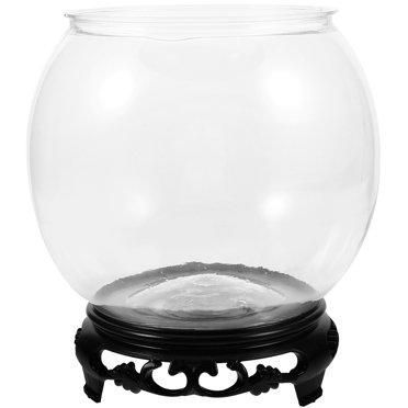 16 oz Clear Mini Plastic Fish Bowls (12 Pack) for Drinks, Decorations ...