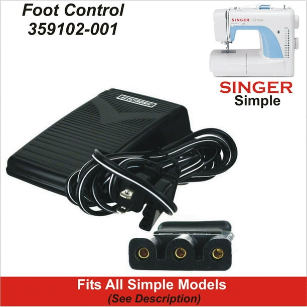 Singer Simple Genuine Foot Control Fits 2932, 3116 & More See ...