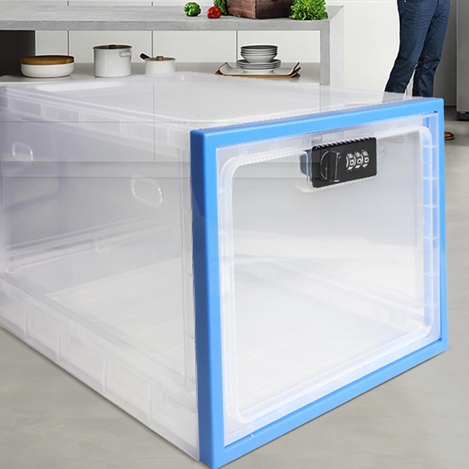 Lockable Box, storage Case Stackable Multipurpose, Compact ...