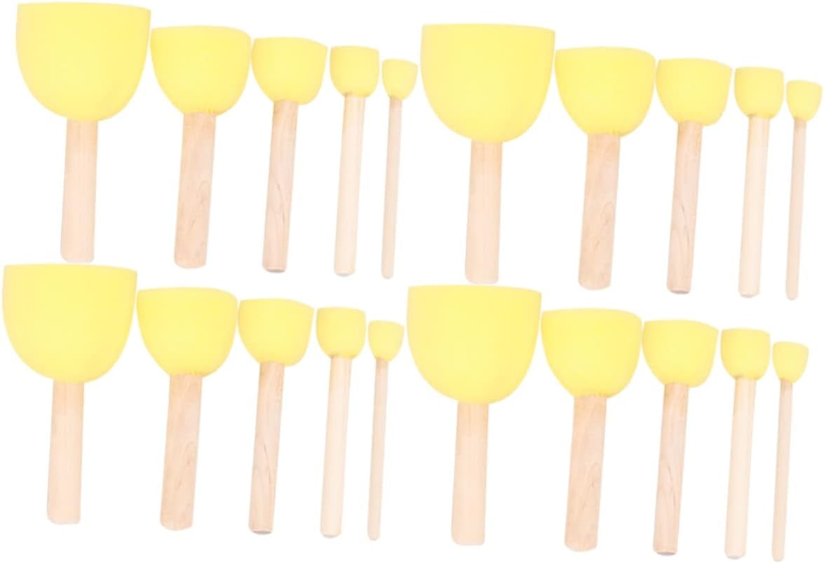 Kits 20pcs Set Play Sets Tool Sets Sponge Painting Brushes DIY Graffiti ...