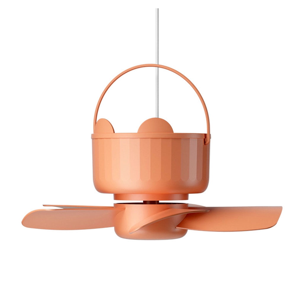 thinsony USB Ceiling Fan 4-blade Silent Electric with Hook 3-speed Air ...