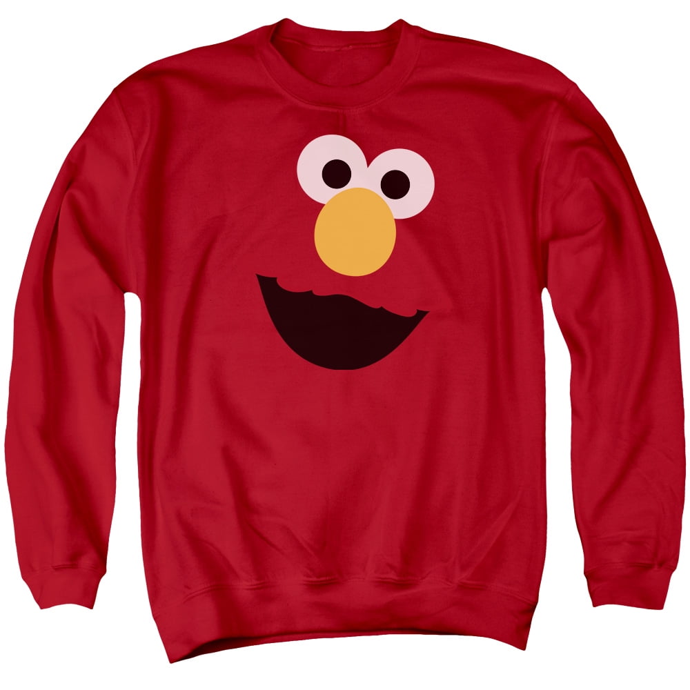 Sesame Street - Elmo Face - Crewneck Sweatshirt - Small - Walmart.com