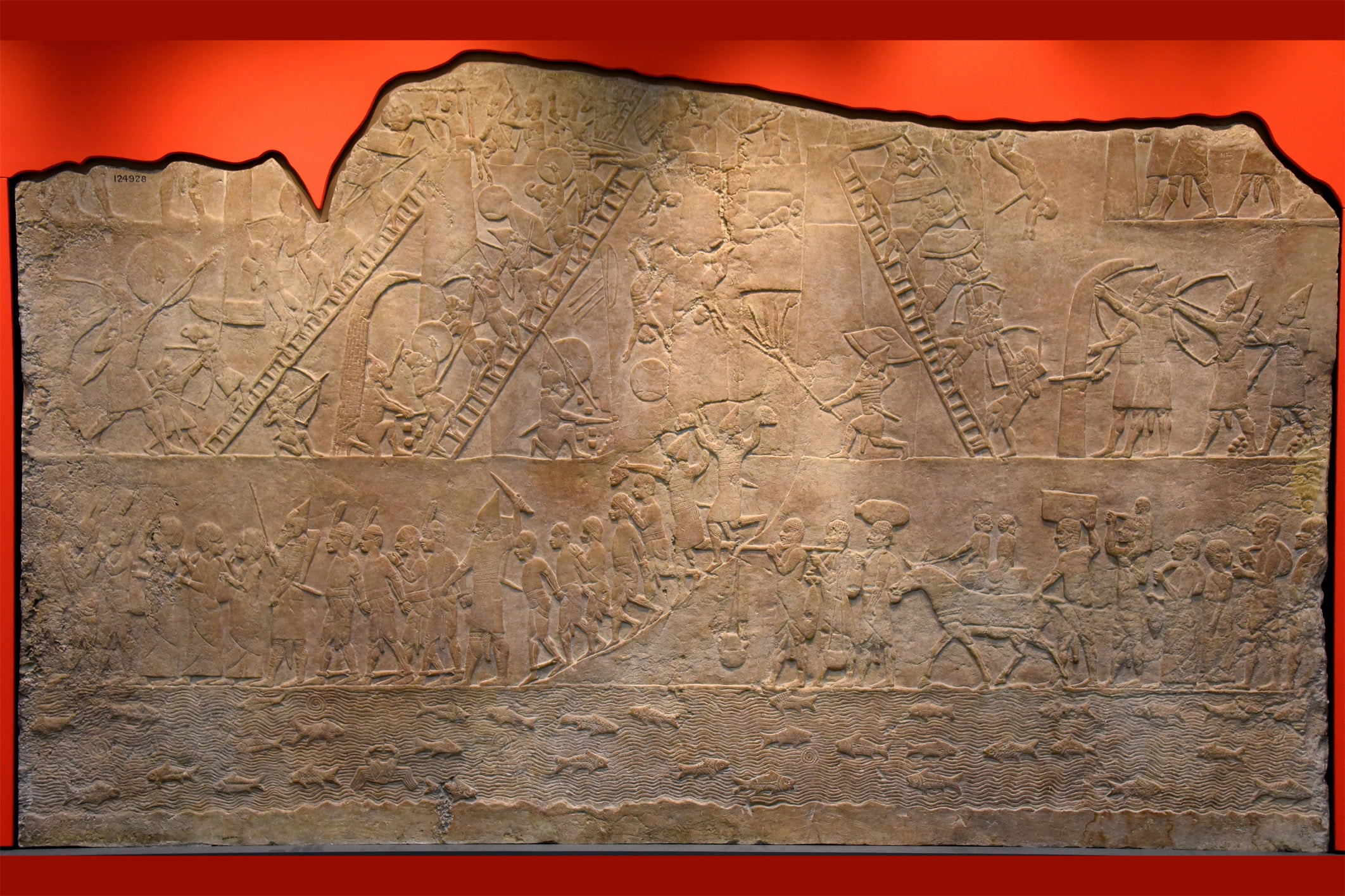 24x36 gallery poster, Assyrian siege, Capture of Memphis 667 BC ...