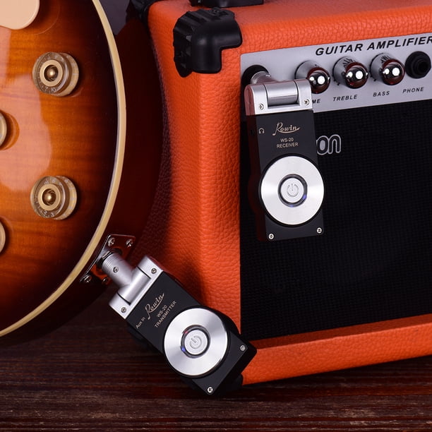 Rowin WS-20 2.4G Wireless Rechargeable Electric Guitar Transmitter ...