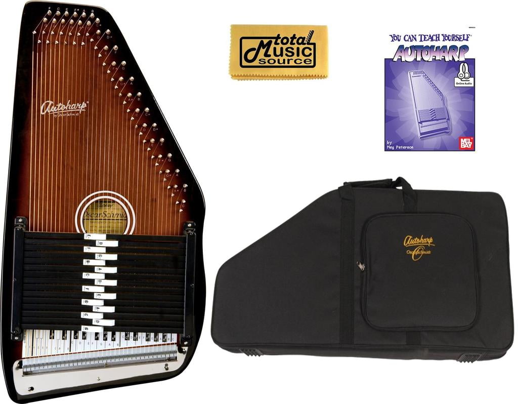 Oscar Schmidt 'Berkshire' 15 Chord Autoharp, Maple Body, Sunburst ...